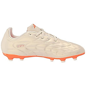 adidas Copa Pure.3 Firm Ground Football Shoe, Off White/Team Solar Orange/Off White, 3 US Unisex Little Kid