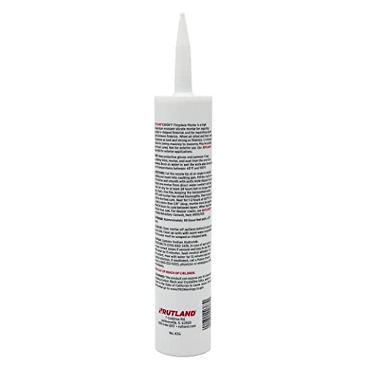 Rutland Fireplace Mortar Cartridge, 10.3-Ounce, Gray - 63G