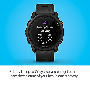 Garmin Forerunner 745, GPS Running Watch, Detailed Training Stats and On-Device Workouts, Essential Smartwatch Functions, Black