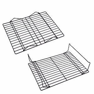 Three-layer Baking Cooling Rack Bread Cooling Rack Cake Rack Baking Tools Black Non-stick Cooling Rack Stackable
