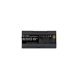 EVGA SuperNOVA 120-GP-0650-X1, 650 G+, 80 Plus Gold 650W, Fully Modular, FDB Fan, 10 Year Warranty, Includes Power ON Self Tester, Power Supply