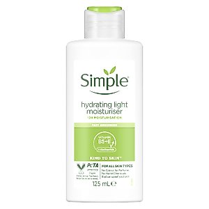 Simple Moisturiser Hydrating Light, 125 ml