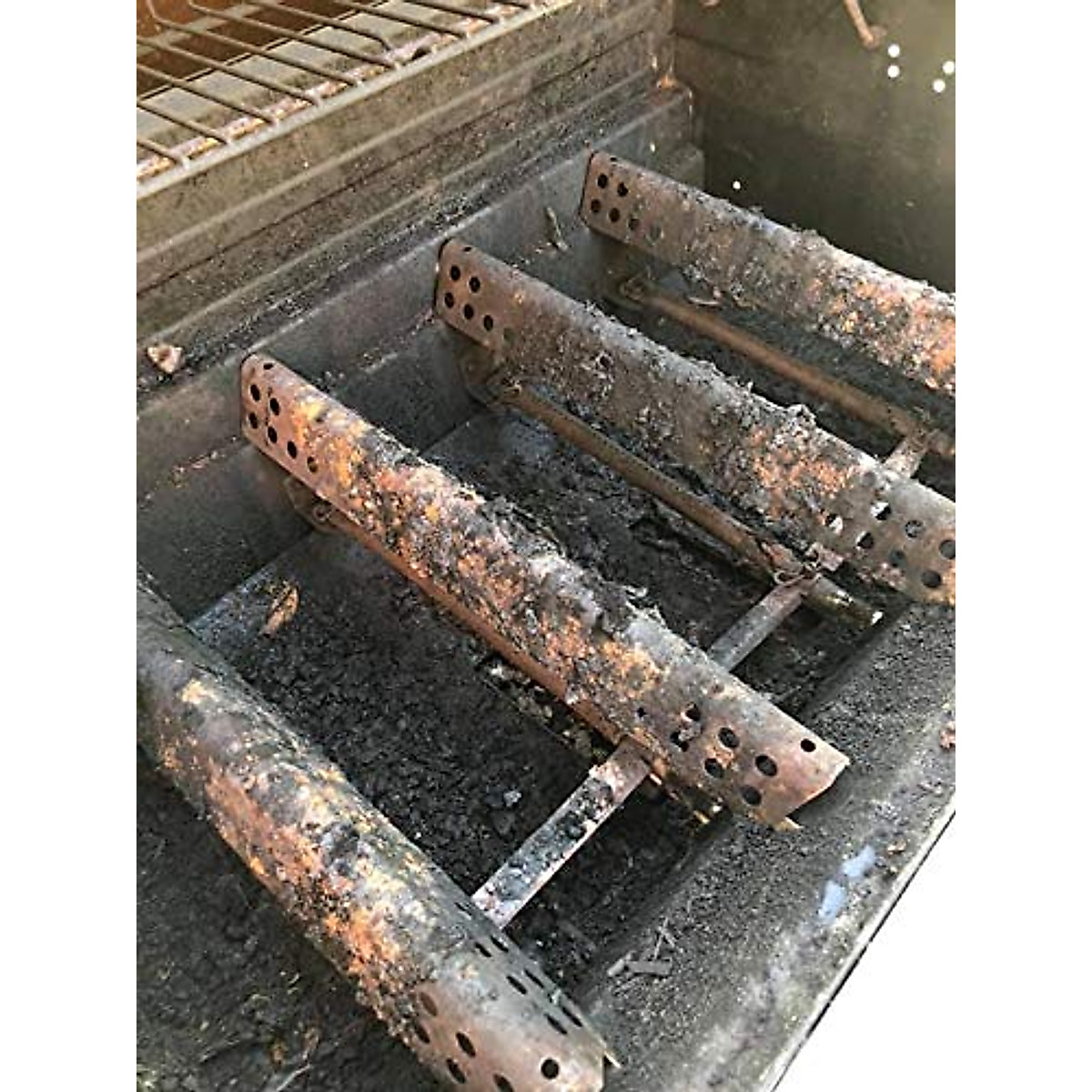 Replacement Parts for Charbroil Advantage 463344116 Grill, Grill Pipe Burner, Heat Plate Shield, Adjustable Carryover Tube and Grill Igniter Replacement for CharBroil 463344116, 466344116 Gas Grills