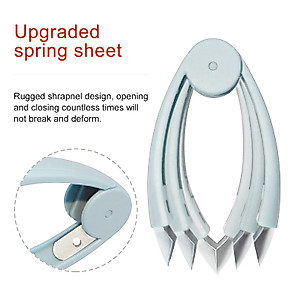 LIANGKEN Strawberry Huller Stem Remover, Potato Corer, Pineapple Corer, Tomato Corer, Fruits and Vegetables Eye Peeler, Stainless Steel Huller, Portable Kitchen Gadget.