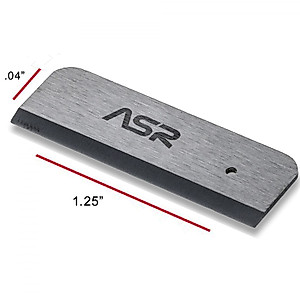 ASR Tactical Non-Metallic Ceramic Razor Blade (Wear-Resistant Non-Dulling)