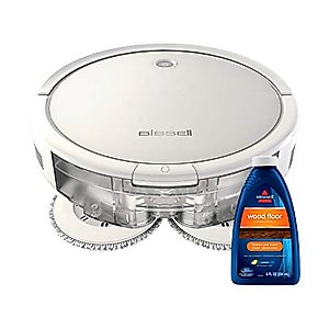 Bissell SpinWave Hard Floor Expert Pet Robot, 2-in-1 Wet Mop and Dry Robot Vacuum, WiFi Connected with Structured Navigation, 3115