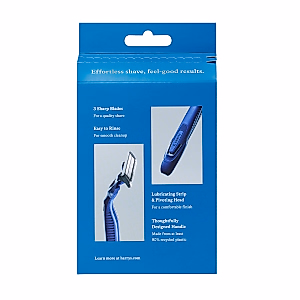 Harry's, Men's Disposable 3 Blade Razors, 4 Count