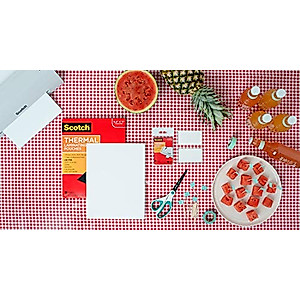 Scotch Thermal Laminating Pouches, 50 Pack Laminating Sheets, 3 Mil, 8.9 x 11.4 Inches, Education Supplies & Craft Supplies, For Use With Thermal Laminators, Letter Size Sheets (TP3854-50)