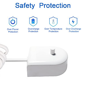 Replacement Charger for Philips Sonicare Electric Toothbrush HX6100,Charging Base Compatible with Philips Sonicare Toothbrush Electric HX3000 / HX6000 / HX8000 / HX9000,Portable Waterproof Power