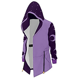 Beowyro The Owl House Collector Hoodie Jacket Cosplay TOH Collector Costume Pullover Sweatshirt Zipper Coat Tops Suits for Adult (M, Collector)