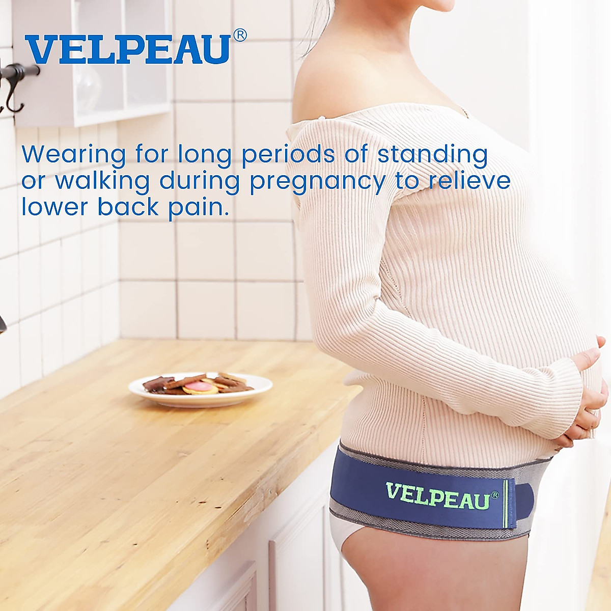 Sacroiliac Belt for Man and Women - Si Joint Hip Support for Lower Back, Pelvic, Sciatic Pain, Trochanter Brace - Anti-Slip & Pilling-Resistant