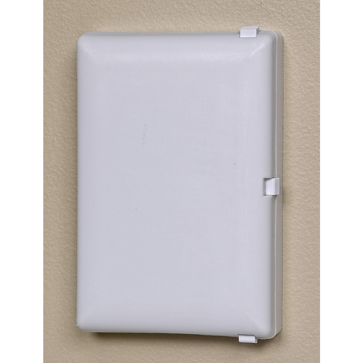 Child Be Safe Baby Toddler Pet Resistant Electrical Safety Cover Guard Home and Business for Decora Leviton Legrand Modern Wide Rocker Light Switch (1 Count, White)