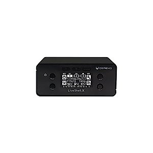 Cerevo LiveShell X Camera Top 1080/60p Live Streaming and Broadcasting Device with 6 Hour Battery and Real Time Recording