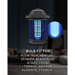 7.5 Inch Bug Zapper Replacement Bulb 15 Watt for Flowtron BK-15D BF-35 Black Flag BZ-15 BB-15WHT Stinger UV15, FP15, TZ15 B1515-4