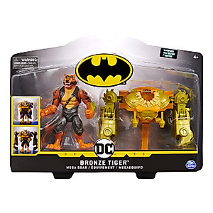 Batman 4-inch Bronze Tiger Mega Gear Deluxe Action Figure with Transforming Armor