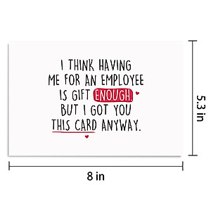 Funny Boss Day Card for Boss, Happy Boss Day Card for Boss Lady, Boss Birthday Card from Employee, Gift for Boss, Boss Going Away Card