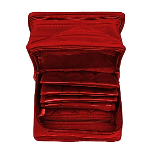 Yazzii Double Petite Craft Organizer Bag - Portable Storage Bag Organizer - Multipurpose Storage Organizer for Crafts, Toiletries, Medication, Cosmetics & Jewelry