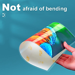 5 Mil Laminating Sheets, Holds 8.5 x 11 Inch Sheets 200 Pack, Thermal Laminating Pouches for Laminator, 9 X 11.5-inches/Letter Size Thermal Laminating Paper, Round Corner