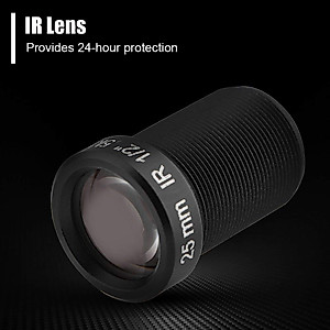 25mm CCTV Camera Lens Super Clear 5 Million Pixels 1/2'' Security Camera Lens for XiaoMi, for Firefly, for SJCAM and Other IP Cameras Default