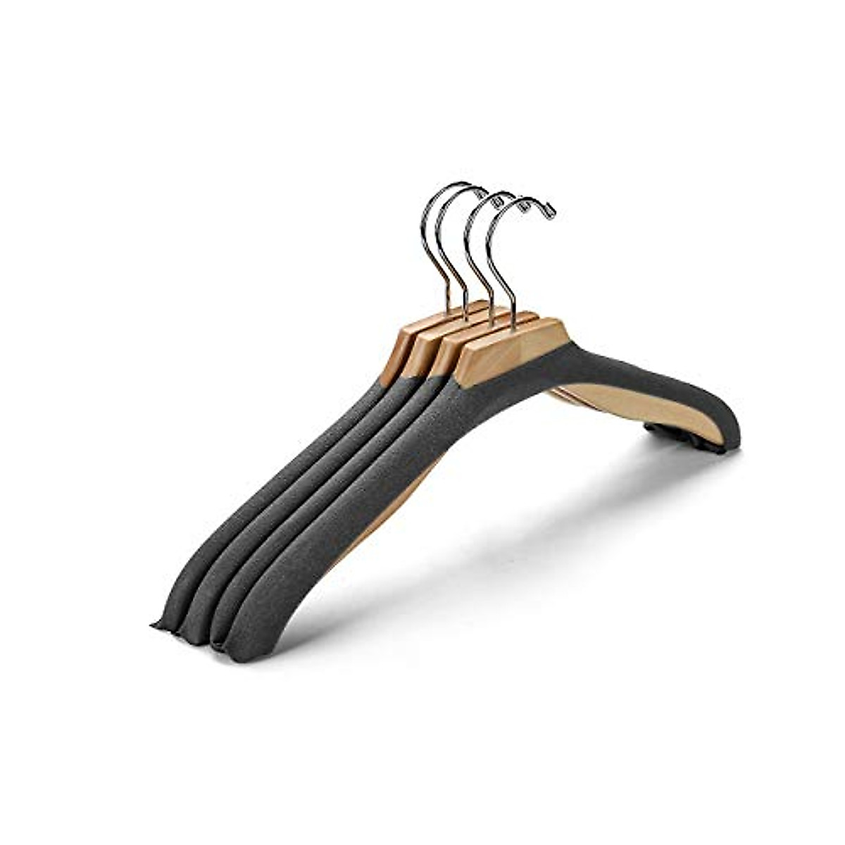 Only Hangers Foam Hanger Covers - Charcoal Grey Color - Sold in Packs of 100 Covers