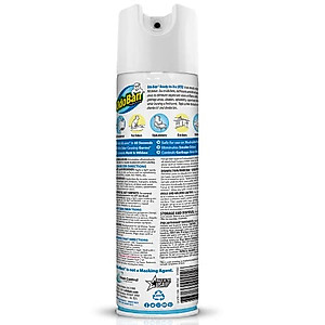 OdoBan Ready-to-Use 360-Degree Continuous Spray Disinfectant and Harsh Aroma Eliminator, Fabric and Air Freshener, 3 Pack, 14.6 Ounces Each, Fresh Linen Scent