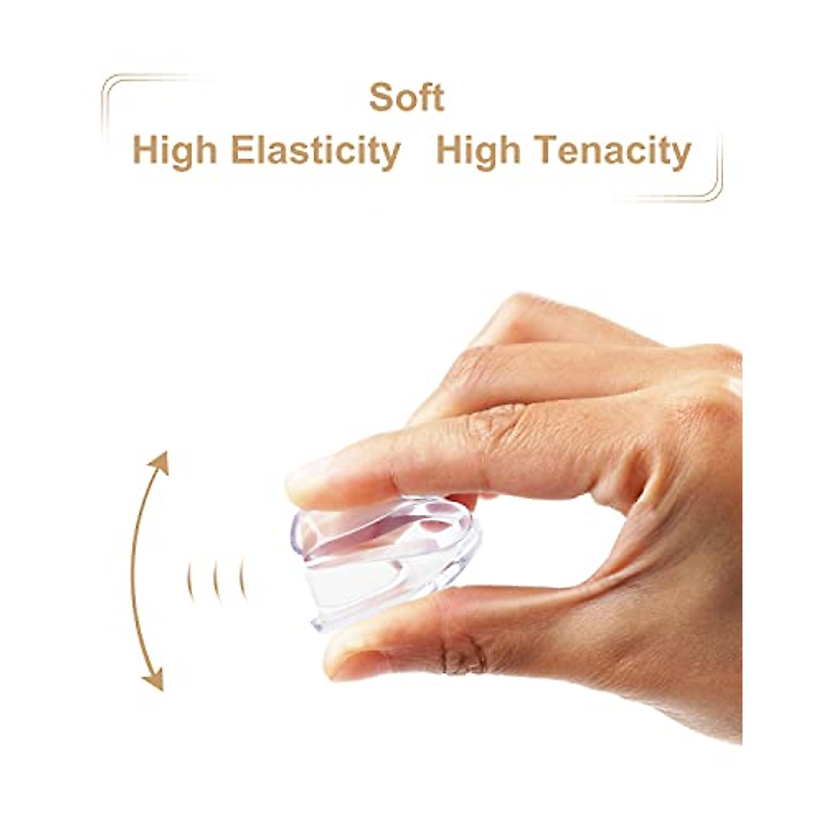 24 Pcs Table Corner Protector Baby Safety, Includes 12 Pcs Thickened L-Shaped Baby Proofing Corner Guards and 12 Pcs Spherical Corner Bumpers for Furniture