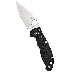 Spyderco Manix 2 Black Plain Edge Knife