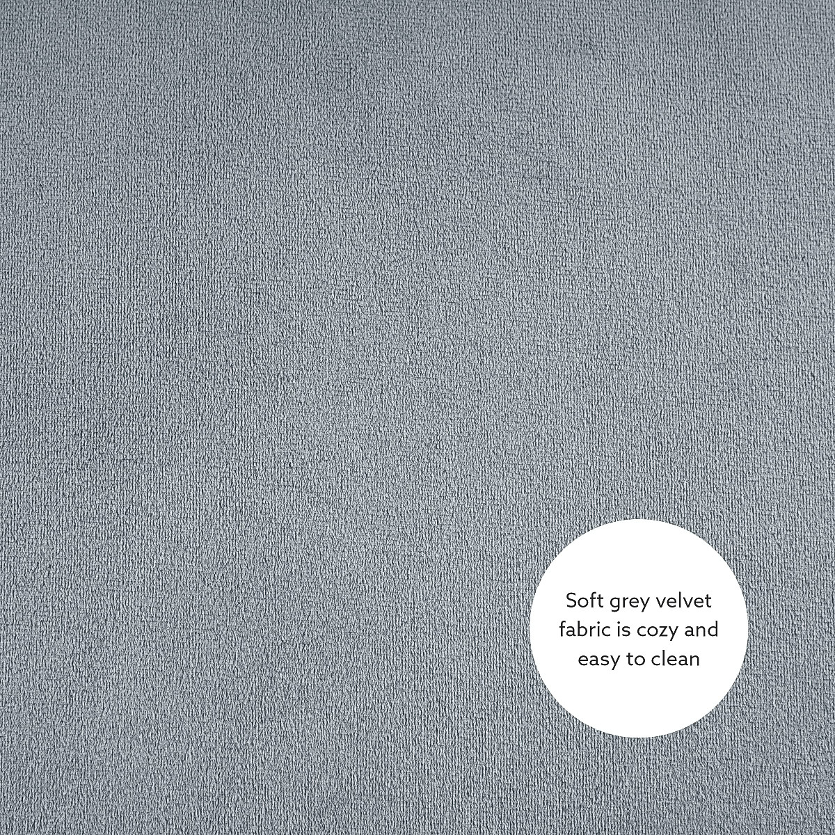 Linon Light Grey Velvet Gold Metal Base McAllister Accent Chair