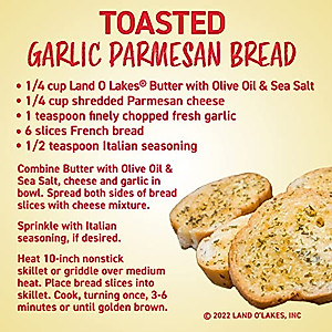 Land O Lakes Butter with Olive Oil & Sea Salt, Spreadable, 13 oz tub