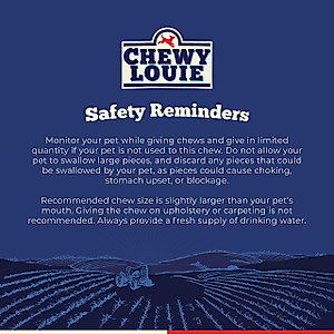 CHEWY LOUIE 5" Steer Sticks - 100% Beef Treat, No Artificial Preservatives, Colors, or Flavors. Tough, Long-Lasting, and Dental Support Dog Treats.