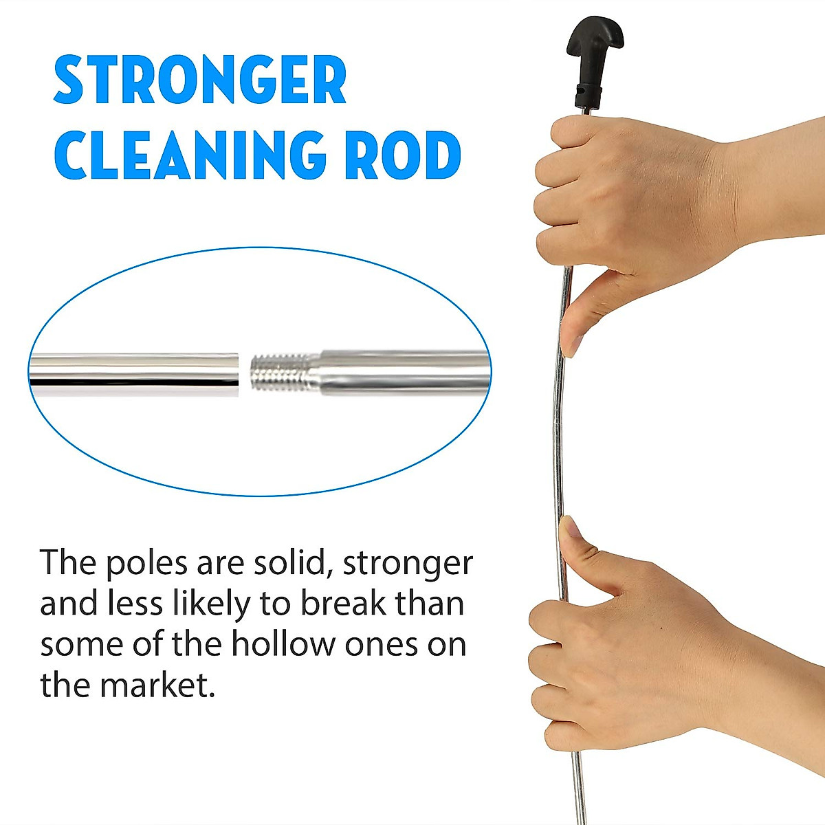 KOCASO Gun Cleaning Kit, Gun Cleaning Supplies for Pistol, Rifle, Shotgun, Handgun, Universal Gun Brush for Most Guns, 45, 10, 410, 22, 9mm, 12 gauge, Etc