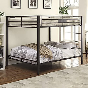ACME FURNITURE Kaleb Queen/Queen Bunk Bed - 38015 - Sandy Black