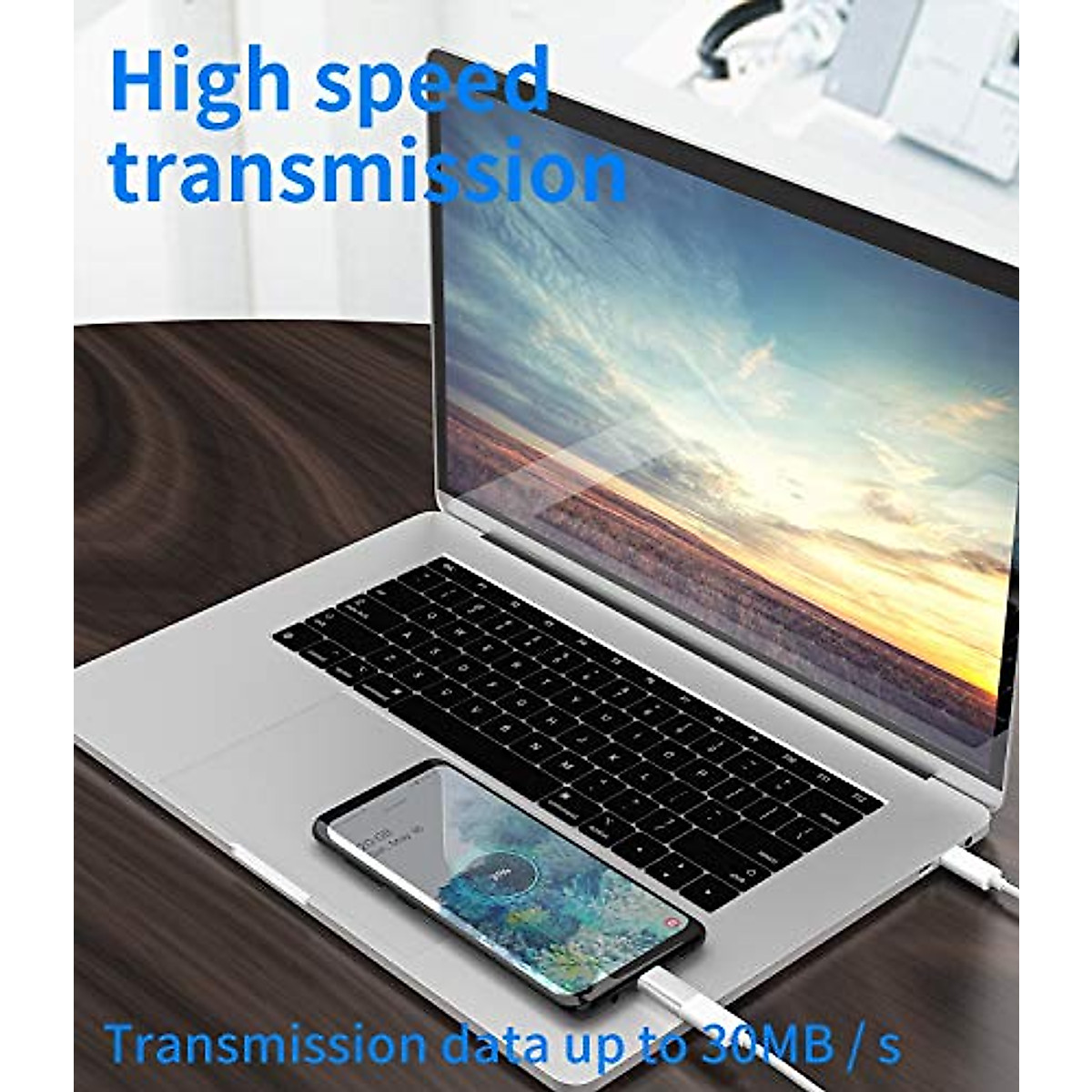 3-Pack,USB C to Micro USB Adapter USB-to-USB A Type C Male to Microusb Female Connector for Samsung Galaxy s7 s8 s9 s10 USBC Converter