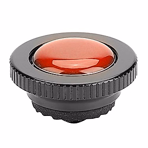 Acouto for Manfrotto Quick Release Plate Mini Aluminium Alloy Round Quick Release Plate Head 1/4 inch Screw for Manfrotto Compact Action Tripod Red