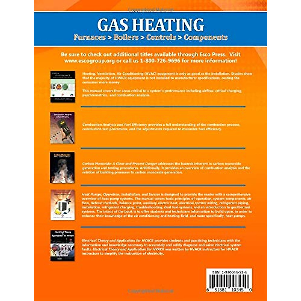 Gas Heating: Furnaces, Boilers, Controls, Components