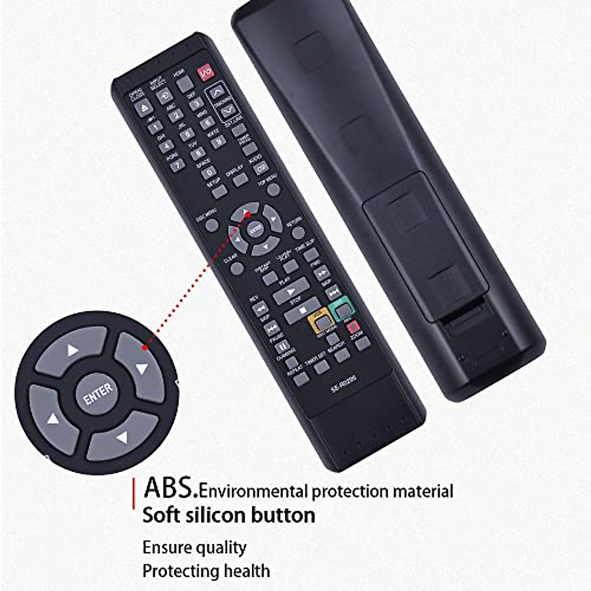 SE-R0295 Replaced Remote Control Compatible for Toshiba DVD/VCR Video Recorder DVR620KU D-VR620KU D-VR620 DKVR60KU D-VR610KU DVR610KU D-VR610 DKVR20U