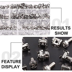 SOLUSTRE 1 Set Screw Set Nuts Screws Stud Carbon Steel Rack