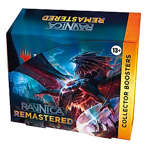 Magic: The Gathering Ravnica Remastered Collector Booster Box - 12 Packs (180 Magic Cards)