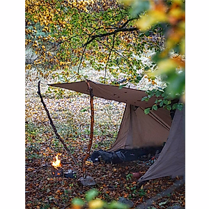 OneTigris Backwoods Bungalow Ultralight Bushcraft Shelter 2.0, Backpacking Tent with Canopy 2 Person Waterproof Ripstop