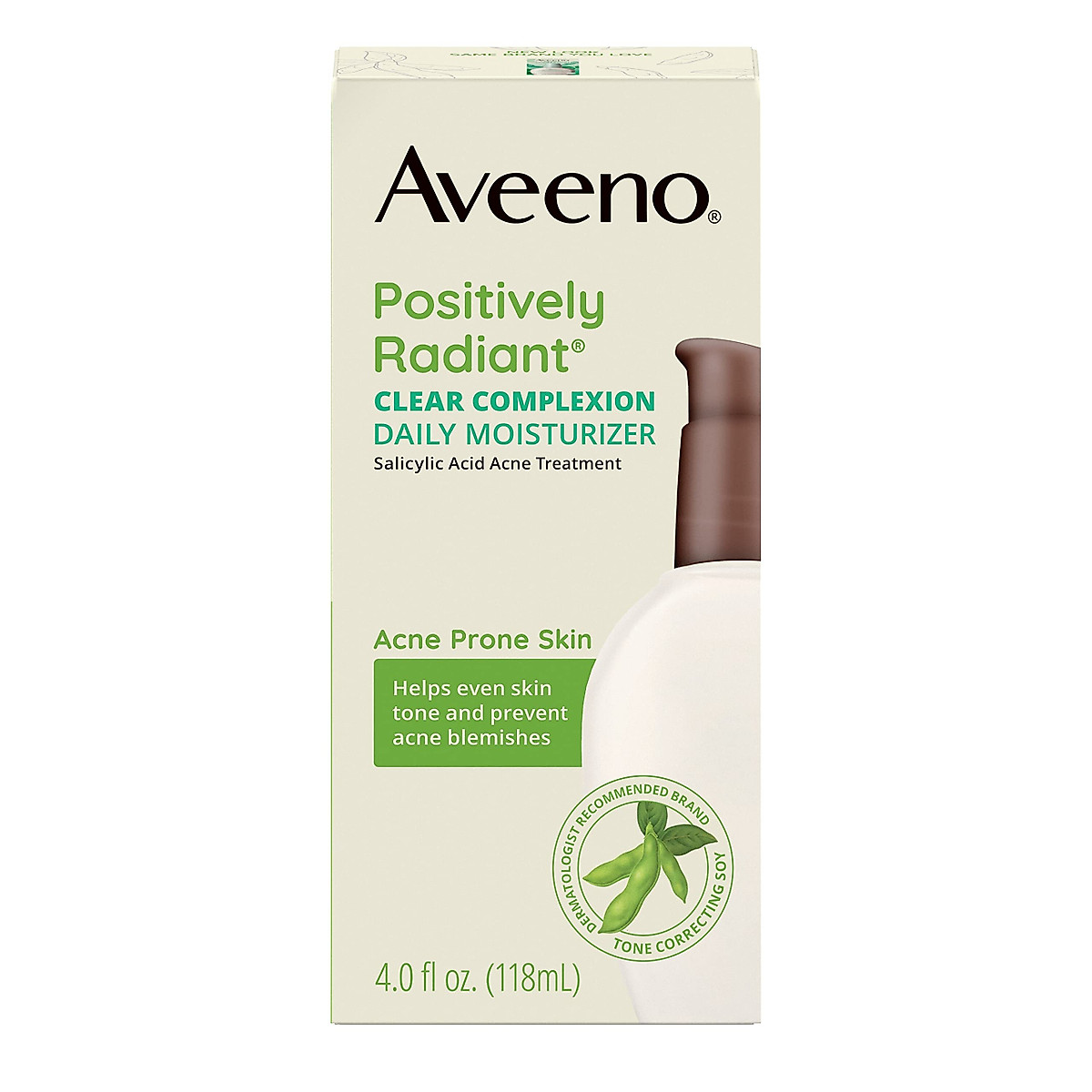 AVEENO Active Naturals Clear Complexion Daily Moisturizer 4 oz (2 Pack)#