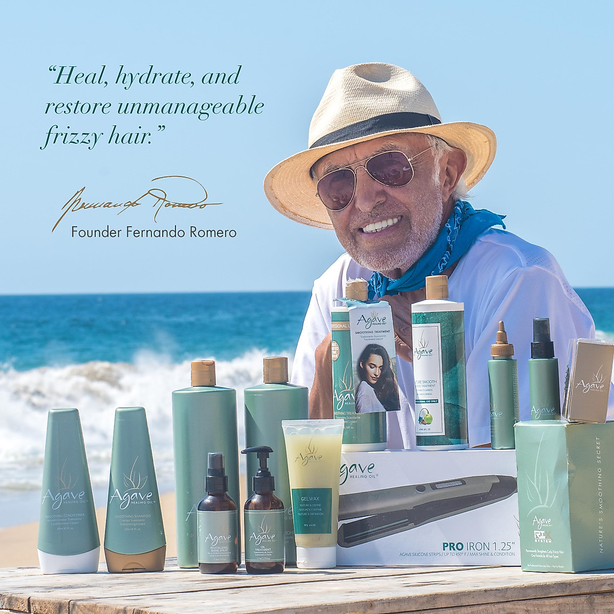 Agave Clarifying Shampoo Deep Cleansing & Hydrating Sulfate-Free Formula, 8.5 fl oz