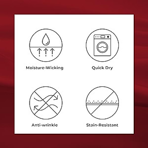 Calimartz Queen Size Sheets – 6 Piece Bedding Sheets & Pillowcases – Hotel Luxury, Soft Microfiber 100GSM, Breathable & Cooling Bed Sheets – with Deep Pocket up to 16’’ – 1800 Thread Count. (Red)