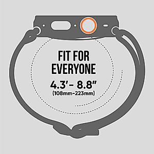 Suitisbest Sport Band for Apple Watch Ultra 2/Apple Watch Ultra Band 49mm 45mm 44mm 42mm for Men, Nylon Solo Loop Wide Replacement Strap for iWatch Series Ultra 8 7 6 5 4 3 SE