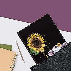 Case for iPad 9th/8th/7th Gen 2021/2020/2019 iPad 10.2 Inch Case Also Fit iPad Air 3th Gen 2019/iPad Pro 10.5 inch 2017，Standing Cover Case with Auto Sleep/Wake，Cute Elephant and Sunflower