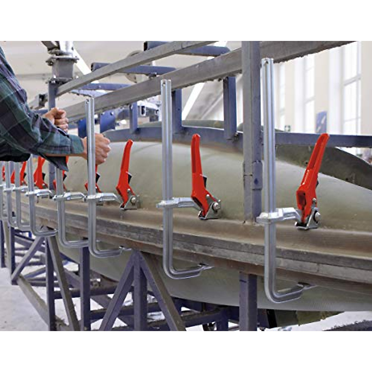 BESSEY GSH20, 8 In., Lever/Ratchet Action Clamp