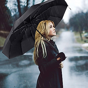 Liberty Imports 3 Pack Windproof Travel Rain Umbrellas - Compact, Light, Automatic, Strong and Portable - for Men and Women (Ed.1)