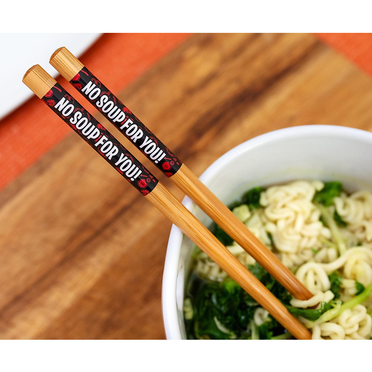 Toynk Seinfeld No Soup For You 20-Ounce Ramen Bowl and Chopstick Set