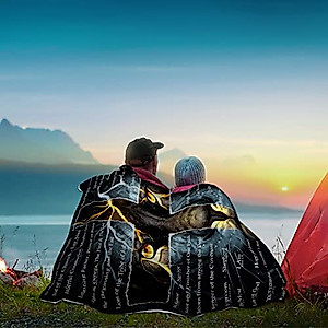 Bible Verse Throw Blanket Lion Throw Blanket 50x60 Inch Ultra-Soft Micro Fleece Blanket Religious Blanket Christian Blanket Gifts for Women Men Home Living Room Decoration for Kids Adults