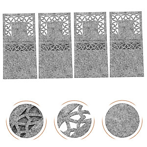 Didiseaon 32 pcs Christmas cutlery bag christmas decorations adornos para mesa de tabletop decor santa cutlery holder christmas tableware pouches xmas cutlery holder rectangle cover