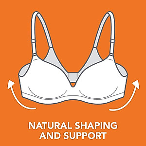 Warner's Women's Cloud 9 Super Soft Wireless Lightly Lined Comfort Bra 1269, White, 36B